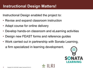 Leveraging instructional design and innovative ICT to improve food ...