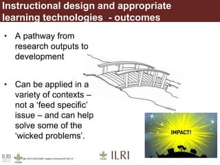Leveraging instructional design and innovative ICT to improve food ...
