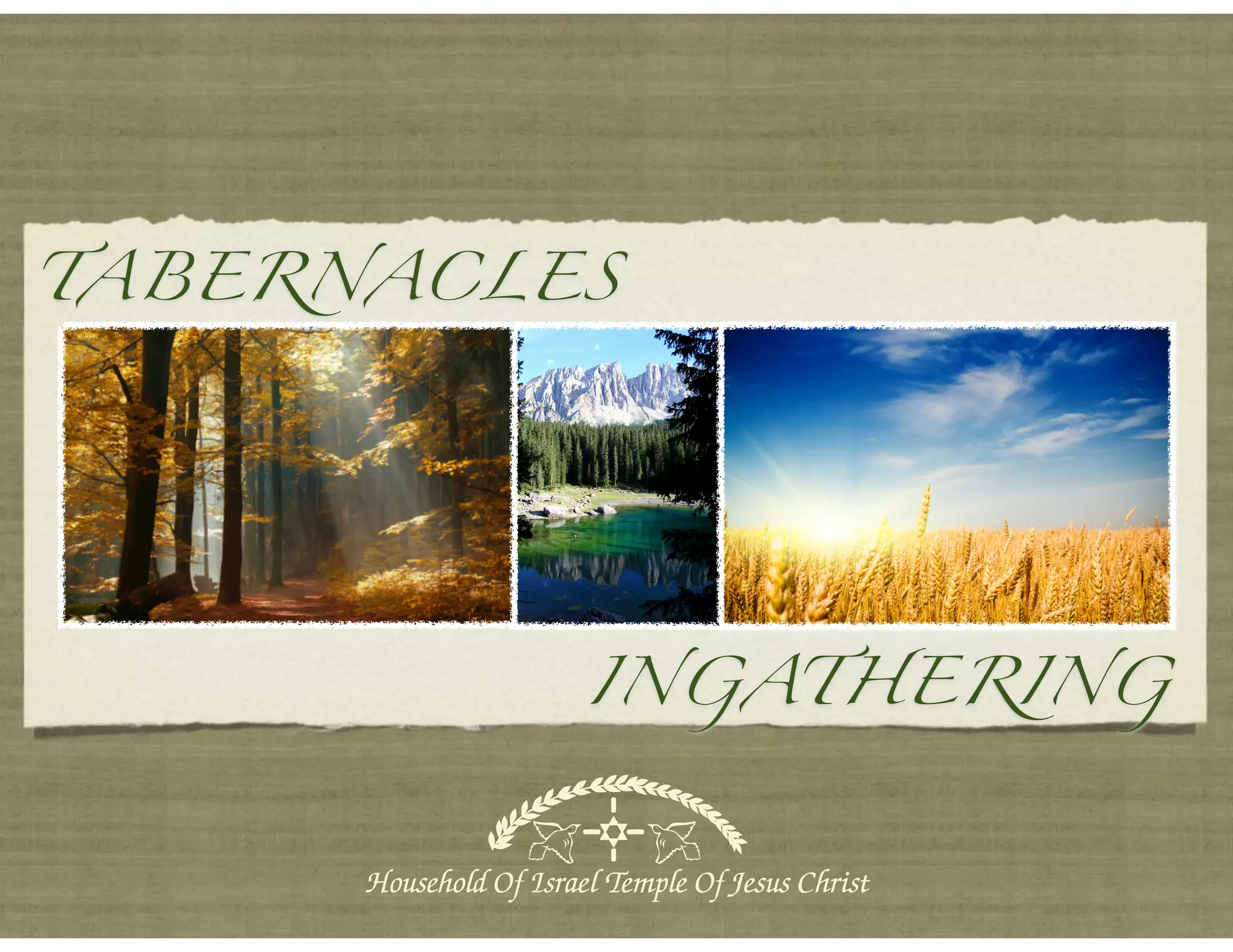 Feast of Tabernacles & Ingathering | PDF