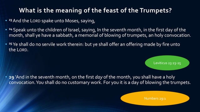 Feast of the trumpets | PPTX | Judaism | Religion & Spirituality