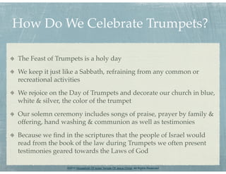 Feast of Trumpets | PDF