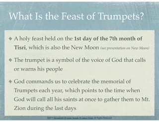 Feast of Trumpets | PDF
