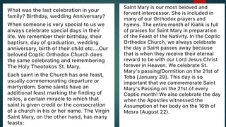 Feasts of St Mary.for sunday school kids | PPTX
