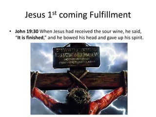 Jesus First and Second Coming thru the Feasts of the Lord | PPTX