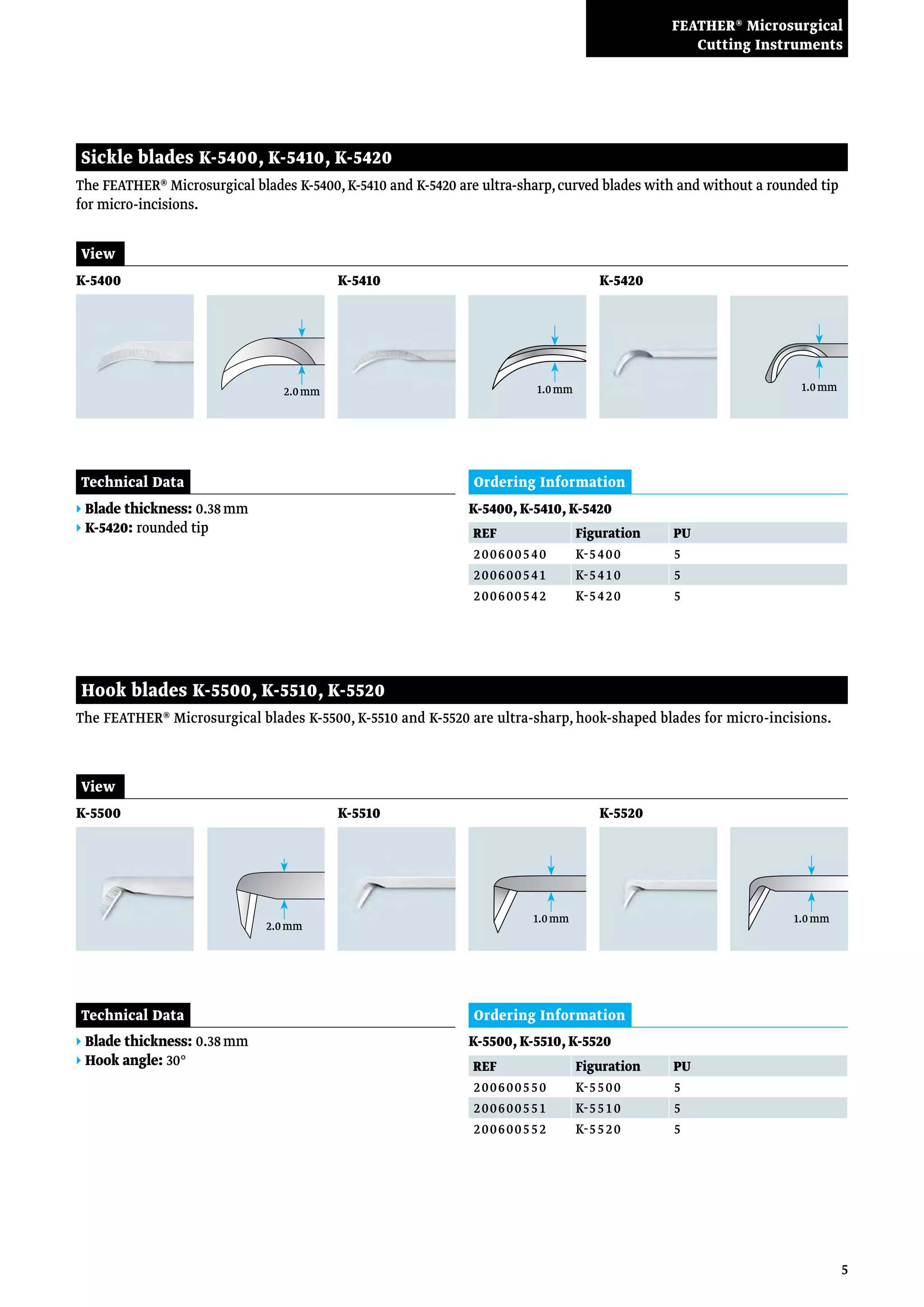 FEATHER Microsurgery brochure | PDF