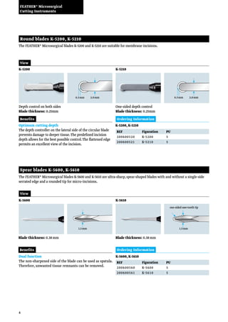 FEATHER Microsurgery brochure | PDF