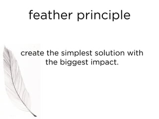 Feather Principle: an intro | PPT