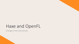 Feathers UI for OpenFL and Haxe | PPTX | Computing | Technology & Computing