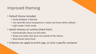 Feathers UI for OpenFL and Haxe | PPTX | Computing | Technology & Computing