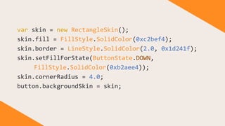 Feathers UI for OpenFL and Haxe | PPTX | Computing | Technology & Computing