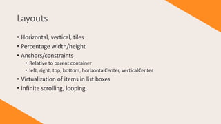 Feathers UI for OpenFL and Haxe | PPTX | Computing | Technology & Computing