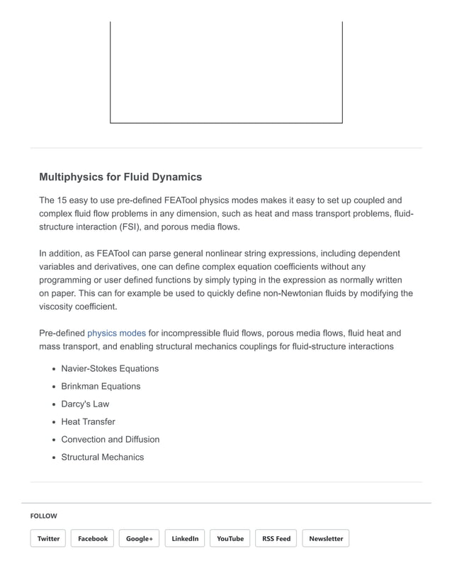 FEATool - Multiphysics and Matlab CFD Toolbox | PDF | Physics | Science