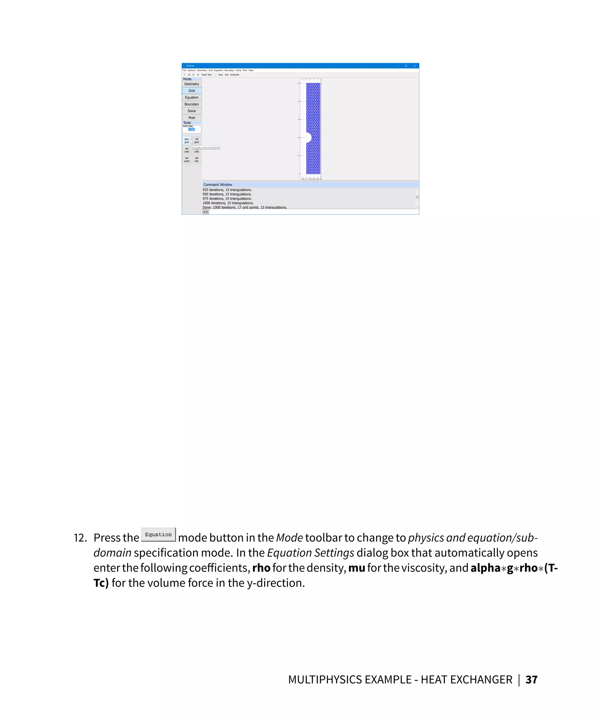 Featool Multiphysics Matlab Fem And Cfd Toolbox V16 Quickstart Guide