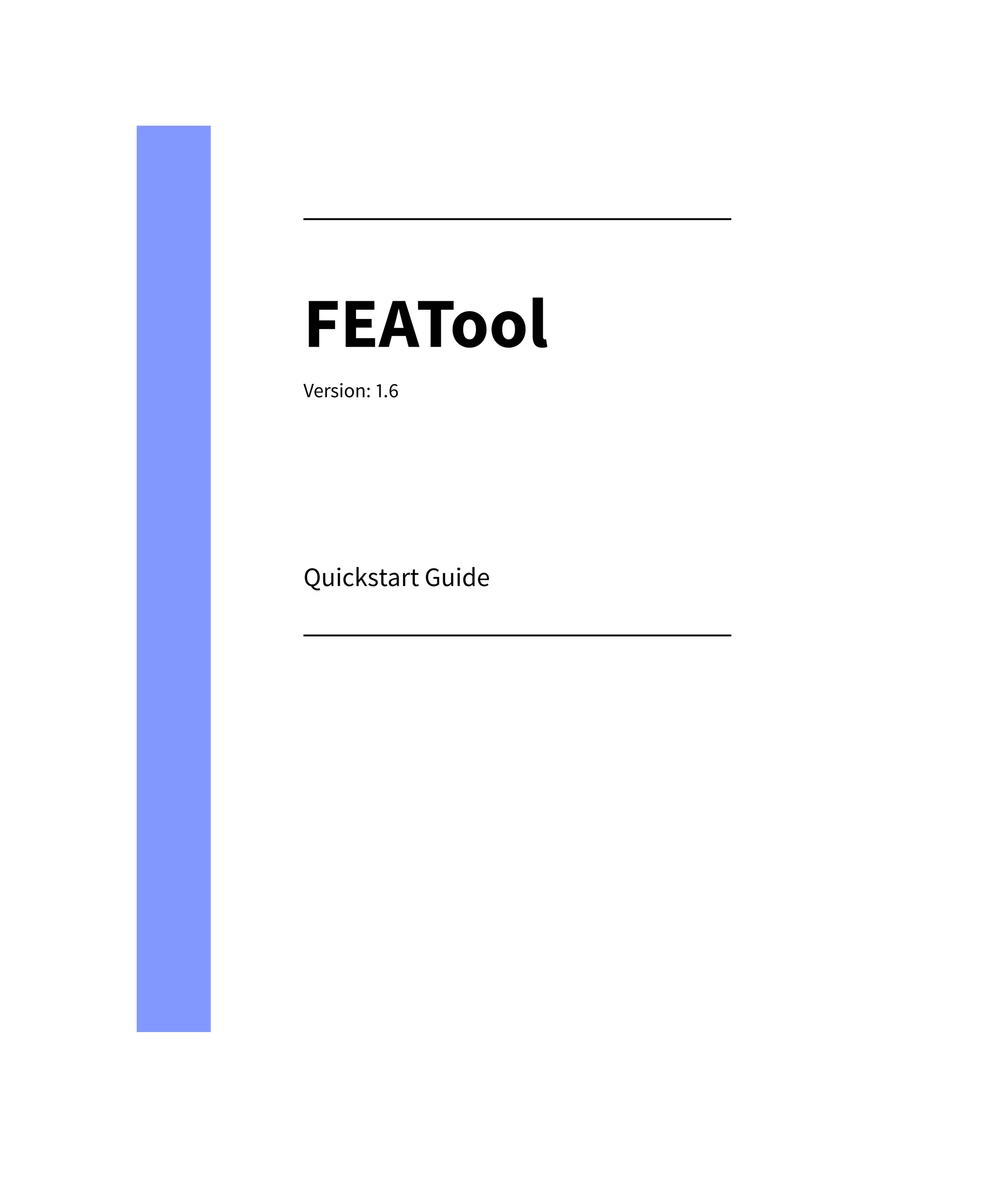 Featool Multiphysics Matlab Fem And Cfd Toolbox V16 Quickstart Guide Pdf