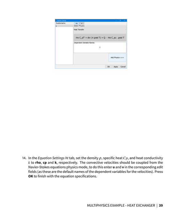Featool Multiphysics Matlab Fem And Cfd Toolbox V16 Quickstart Guide