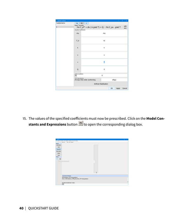 Featool Multiphysics Matlab Fem And Cfd Toolbox V16 Quickstart Guide