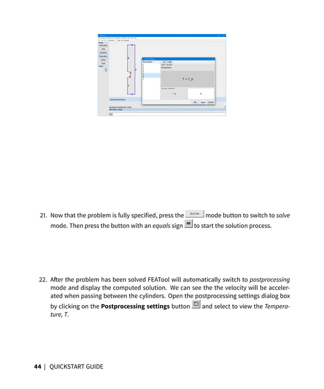 Featool Multiphysics Matlab Fem And Cfd Toolbox V16 Quickstart Guide