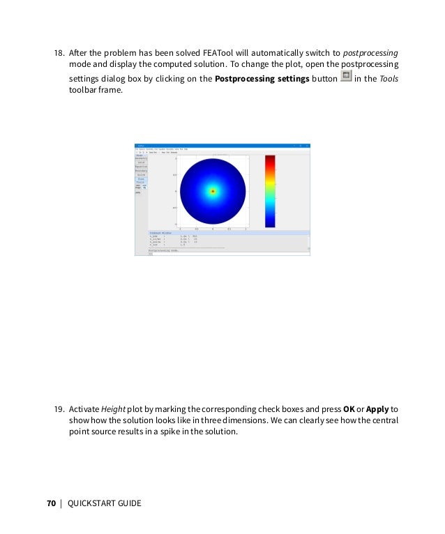 Featool Multiphysics Matlab Fem And Cfd Toolbox V16 Quickstart Gui