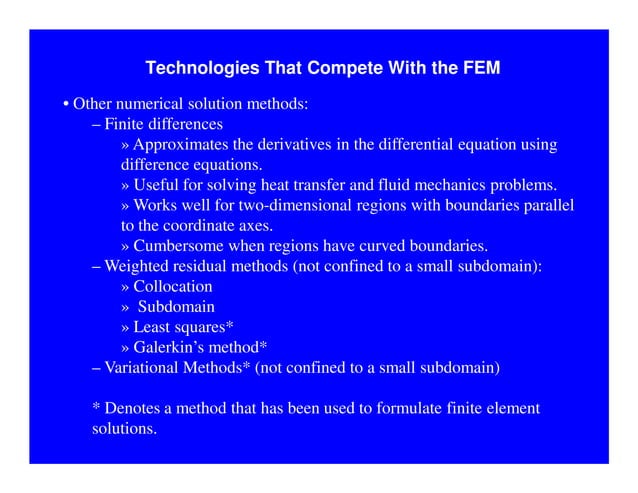 FEA Basic Introduction Training By Praveen | PDF | Physics | Science