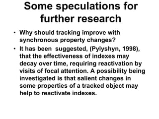 Effect of Object Discriminability on Multiple Object Tracking | PPT
