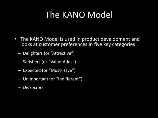 Evaluating candidate features through usability testing and the KANO ...