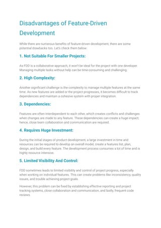 Feature-Driven Development: A Success Software Development Delivery ...