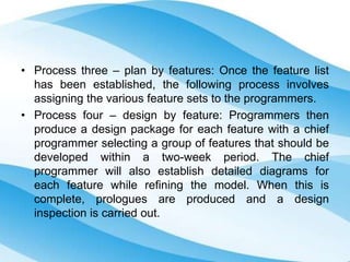 Feature driven development (FDD) | PPTX