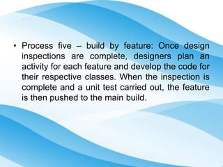 Feature driven development (FDD) | PPTX