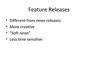 Feature News Releases | PPT