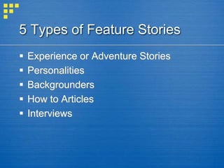 Feature Writing | PPT