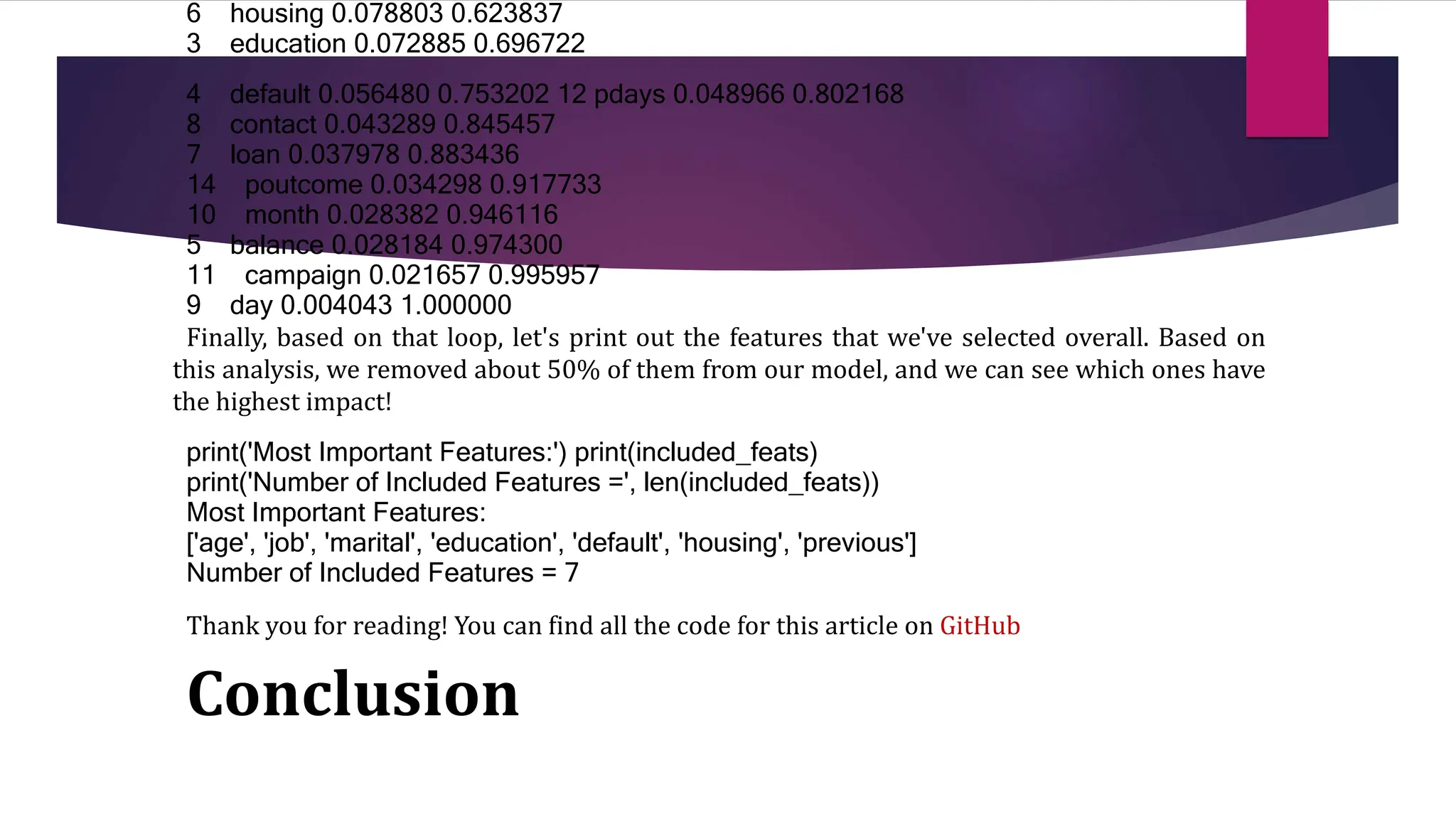 Feature-selection-techniques to be used in machine learning algorithms | PPT