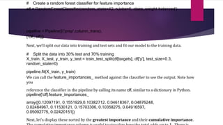Feature-selection-techniques to be used in machine learning algorithms ...