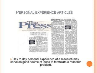 Feature article by Janet D. Camerino | PPTX