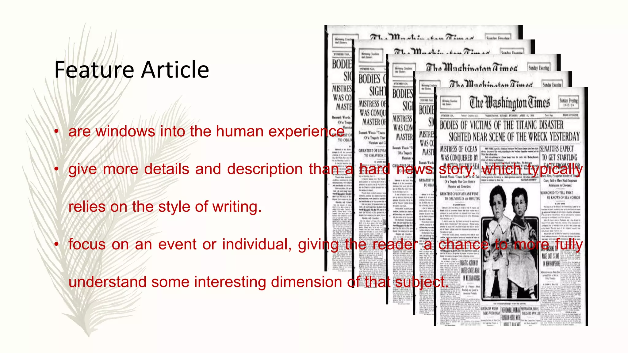 Feature Article by Kimberly Magdaong | PPTX