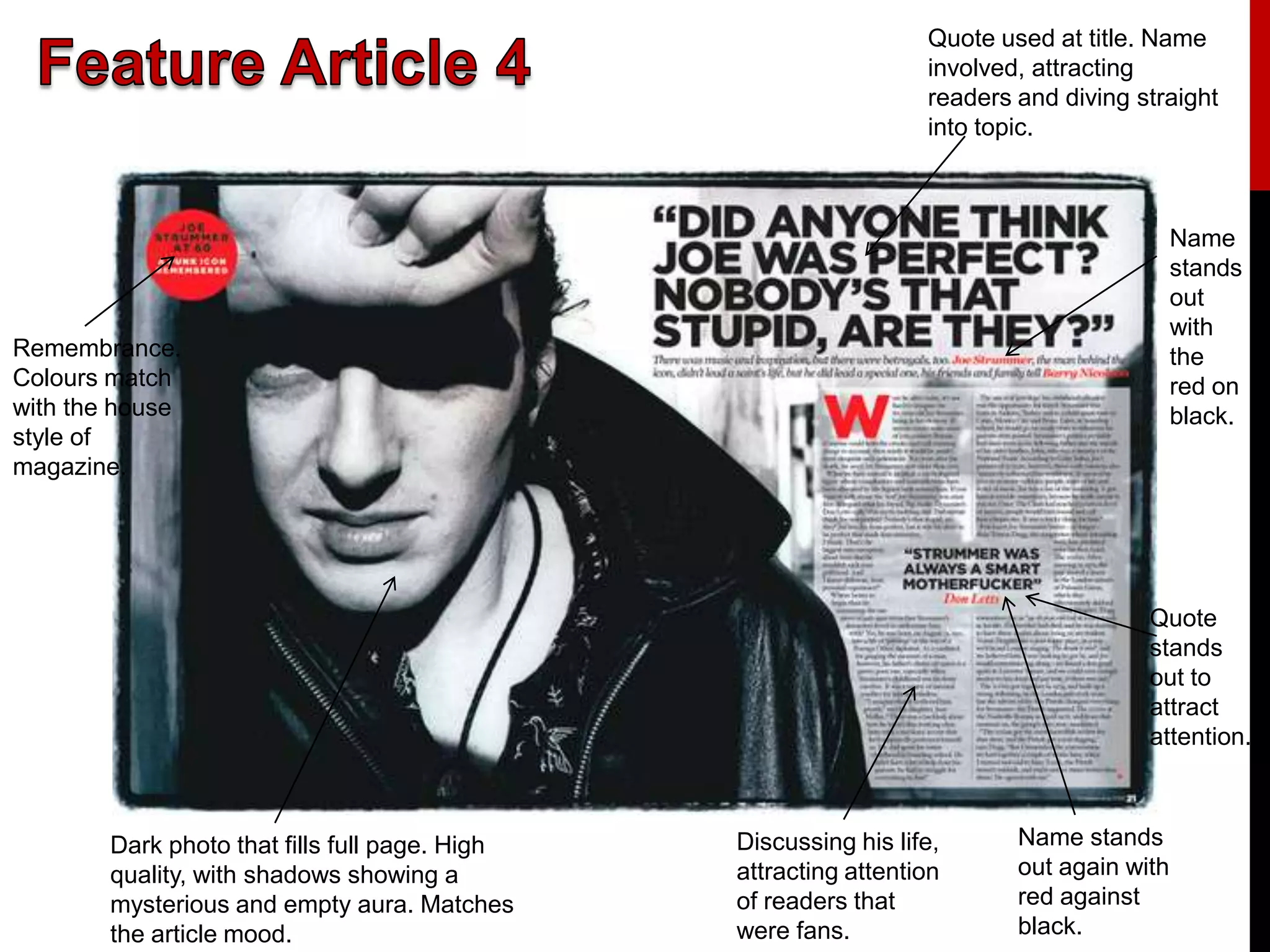 Feature Article Analysis | PPTX