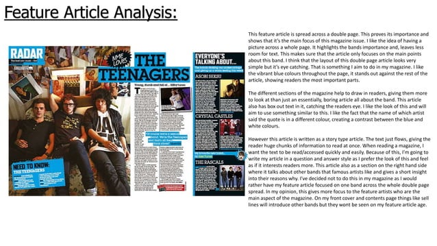 Feature Article Analysis | PPT