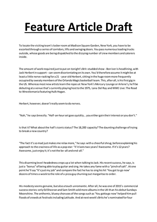 Feature article draft | DOCX