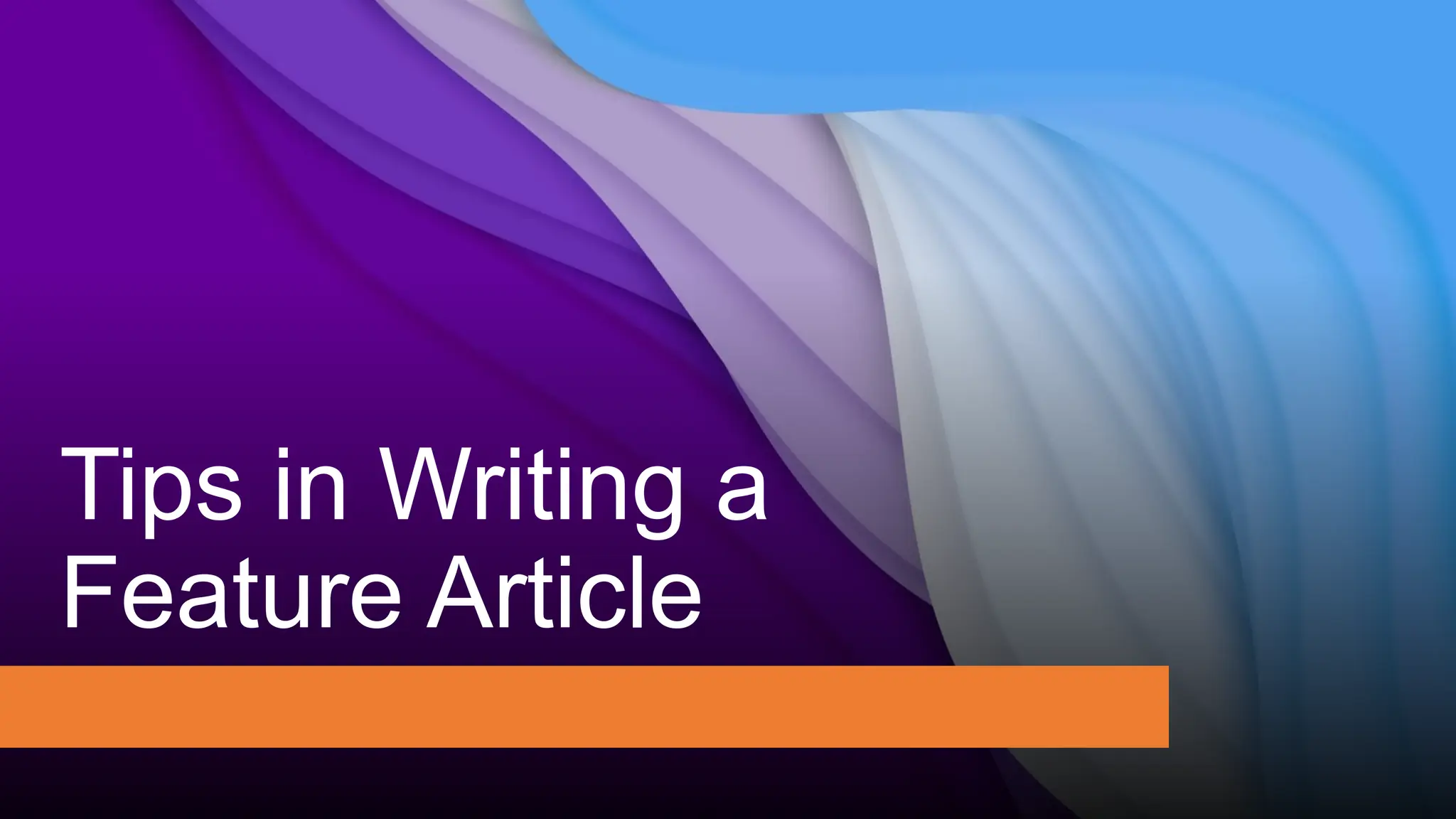 Campus Journalism Feature Article Writing.pptx