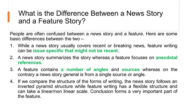 Campus Journalism Feature Article Writing.pptx | Business | Business ...