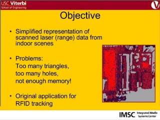 Feature-based laser data simplification for low polygon visualization | PDF