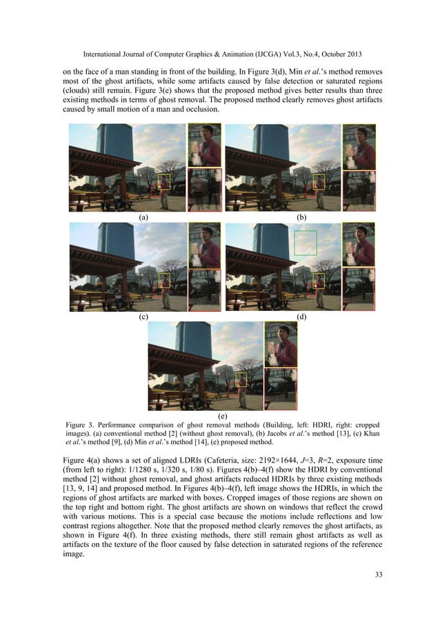 Feature Based Ghost Removal In High Dynamic Range Imaging Pdf