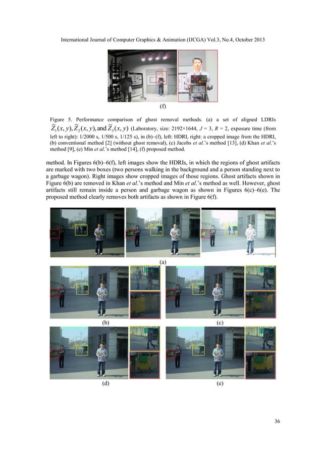 Feature Based Ghost Removal In High Dynamic Range Imaging Pdf