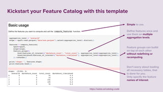 Streamlining Data Science Workflows with a Feature Catalog | PDF ...