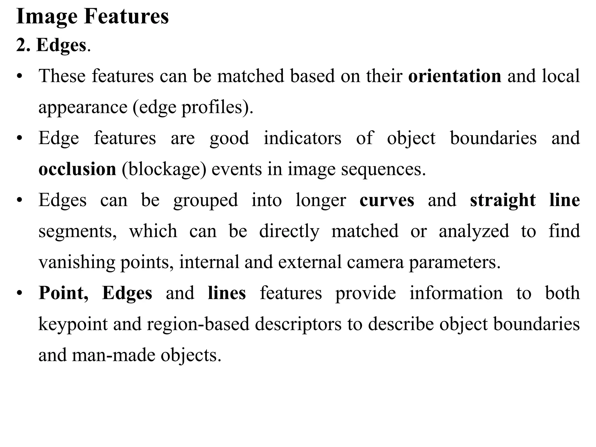 Feature detection and matching | PDF
