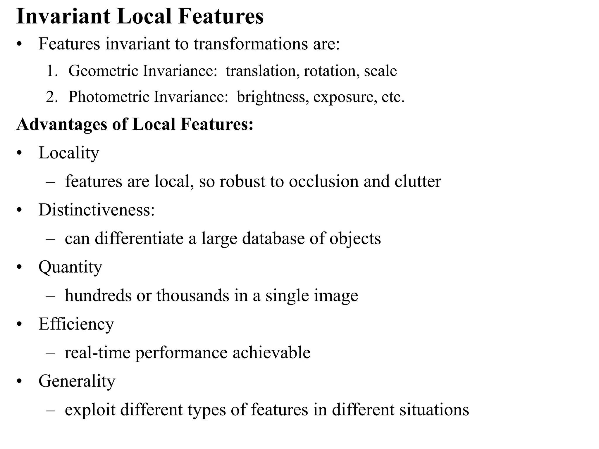 Feature Detection And Matching Ppt