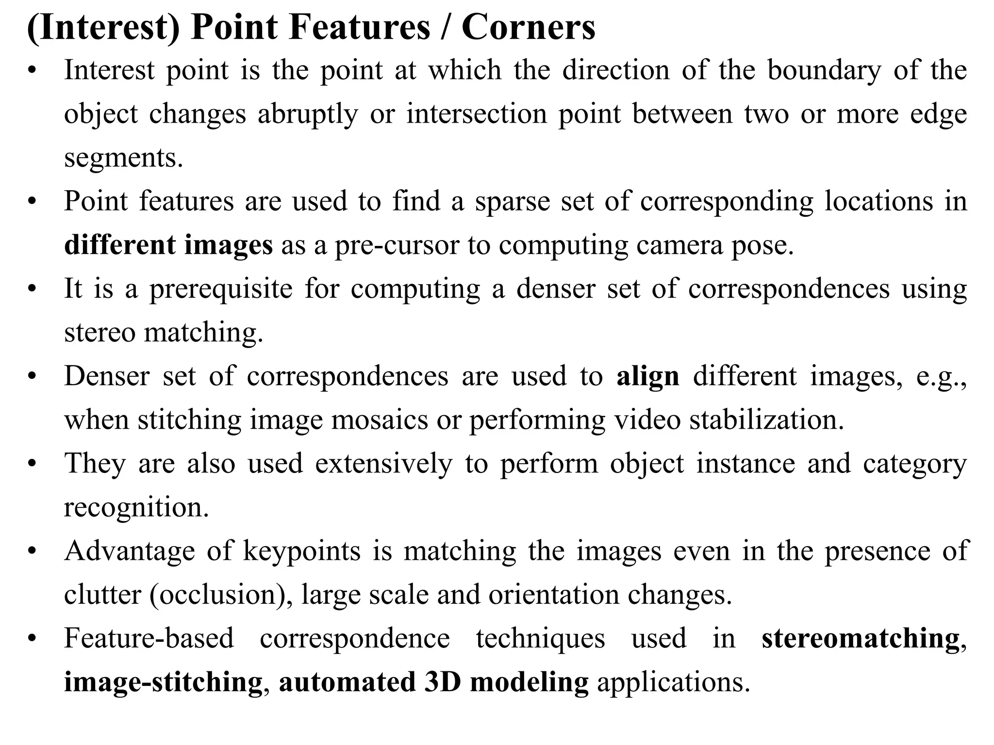Feature Detection And Matching Pdf 3 D Graphics Computer Software