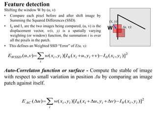 Feature detection and matching | PDF