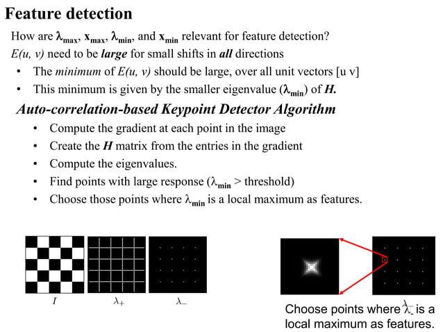 Feature Detection And Matching Ppt