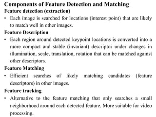 Feature detection and matching | PDF