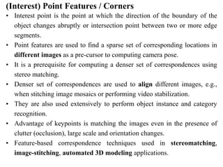 Feature detection and matching | PDF